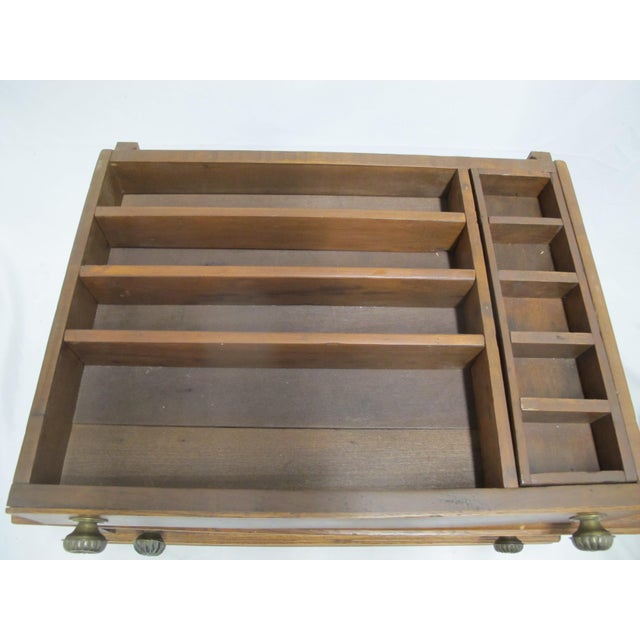 Antique J&p Coats Best Six Cord Wood 2 Drawer Sewing Spool Thread ...