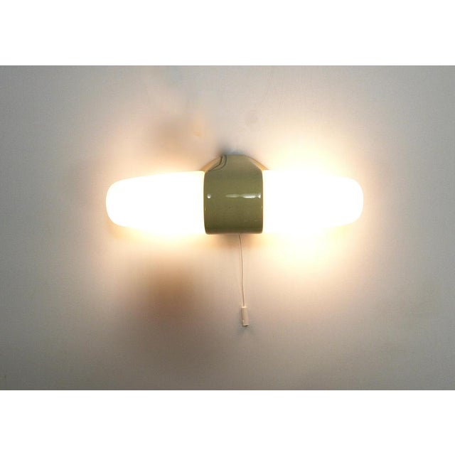 Bauhaus Yellow Double Wall Light attributed to Linder Germany for ...