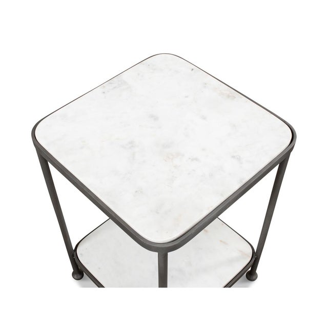 Small Iron Side Table | Chairish