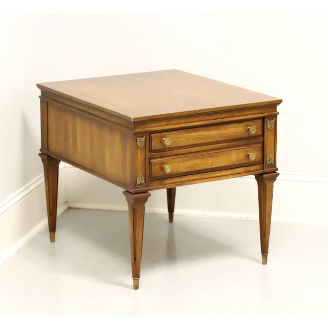 Weiman Mid 20th Century Mahogany End Side Table With Tapered Legs ...