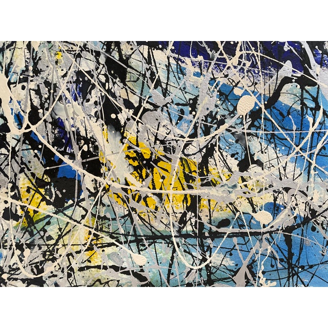 "Sailboat Race" Abstract Painting by Gordon Couch | Chairish