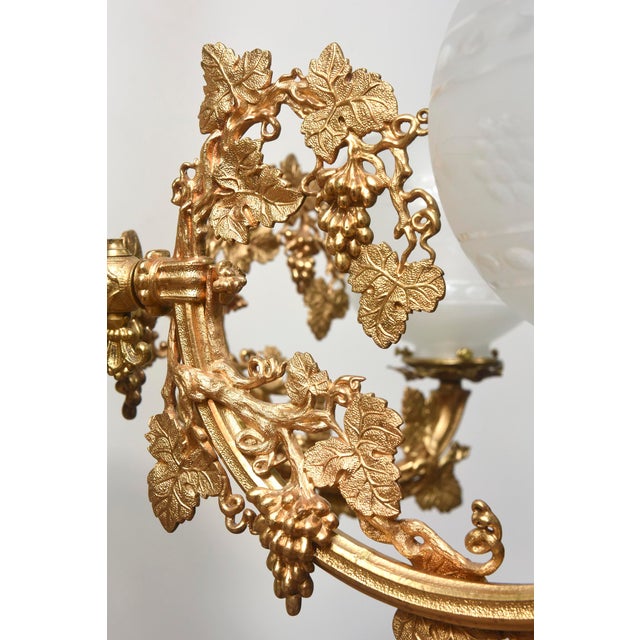 Henry Hooper Gilt Bronze Rococo Revival Chandelier | Chairish