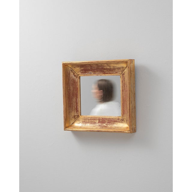 19th Century French Gilded Wood Mirror | Chairish