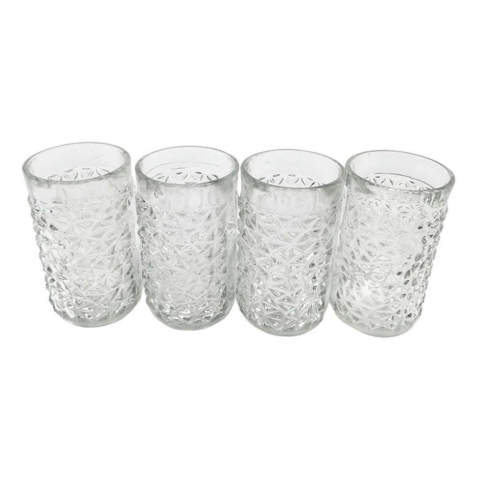 Vintage Polish Vodka Shots by Prądniczanka Glassworks, 1970s, Set of 4 ...