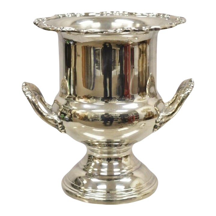 Mid 20th Century Silver Plated Trophy Cup Victorian Style Champagne ...