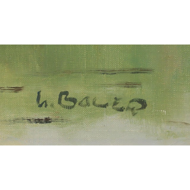 Original Acrylic on Canvas Painting - Watermill Scene - Signed L. Bauer ...