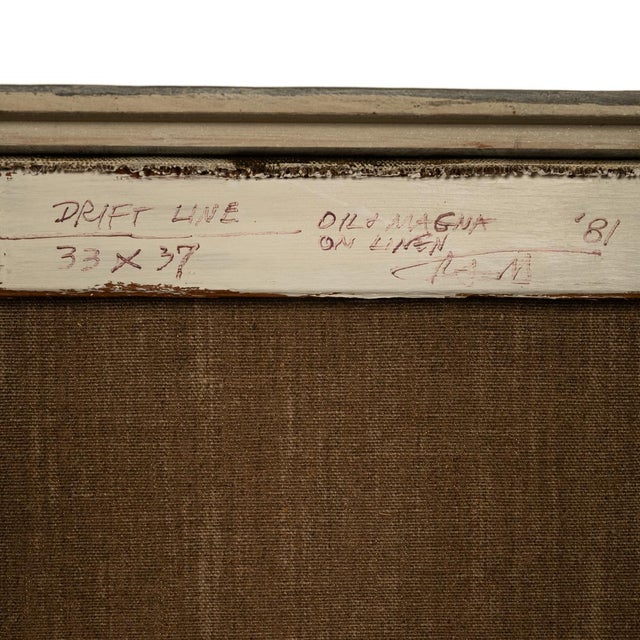 Pacific Northwest Oregon Modernist Oil Canvas Abstract Landscape ...