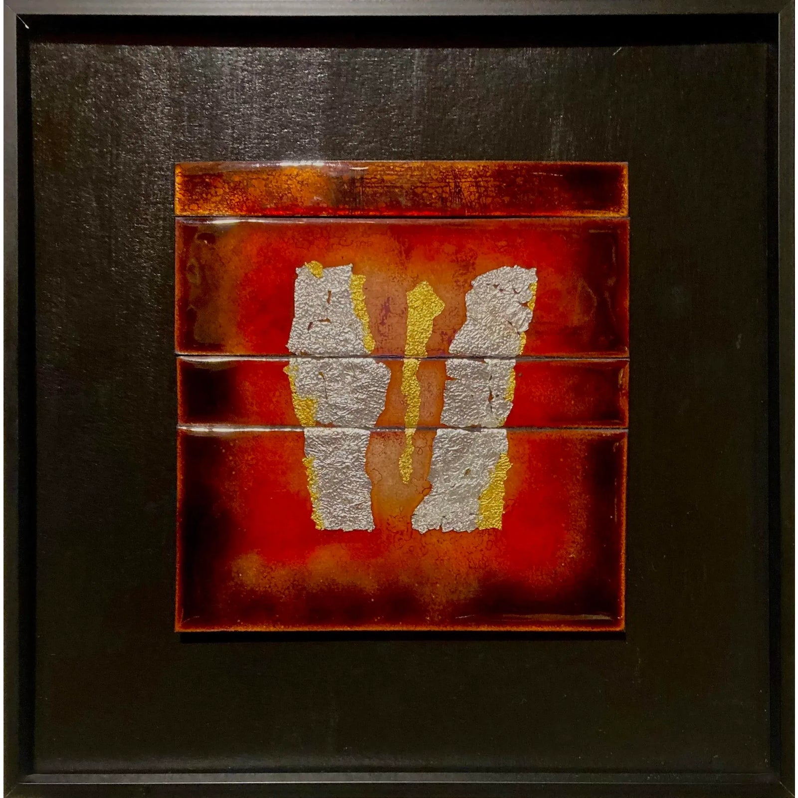 "Excalibur in Gold," Original Painting, Framed. | Chairish