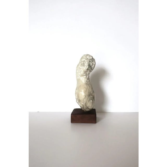Organic Modern Alabaster Marble Sculpture | Chairish