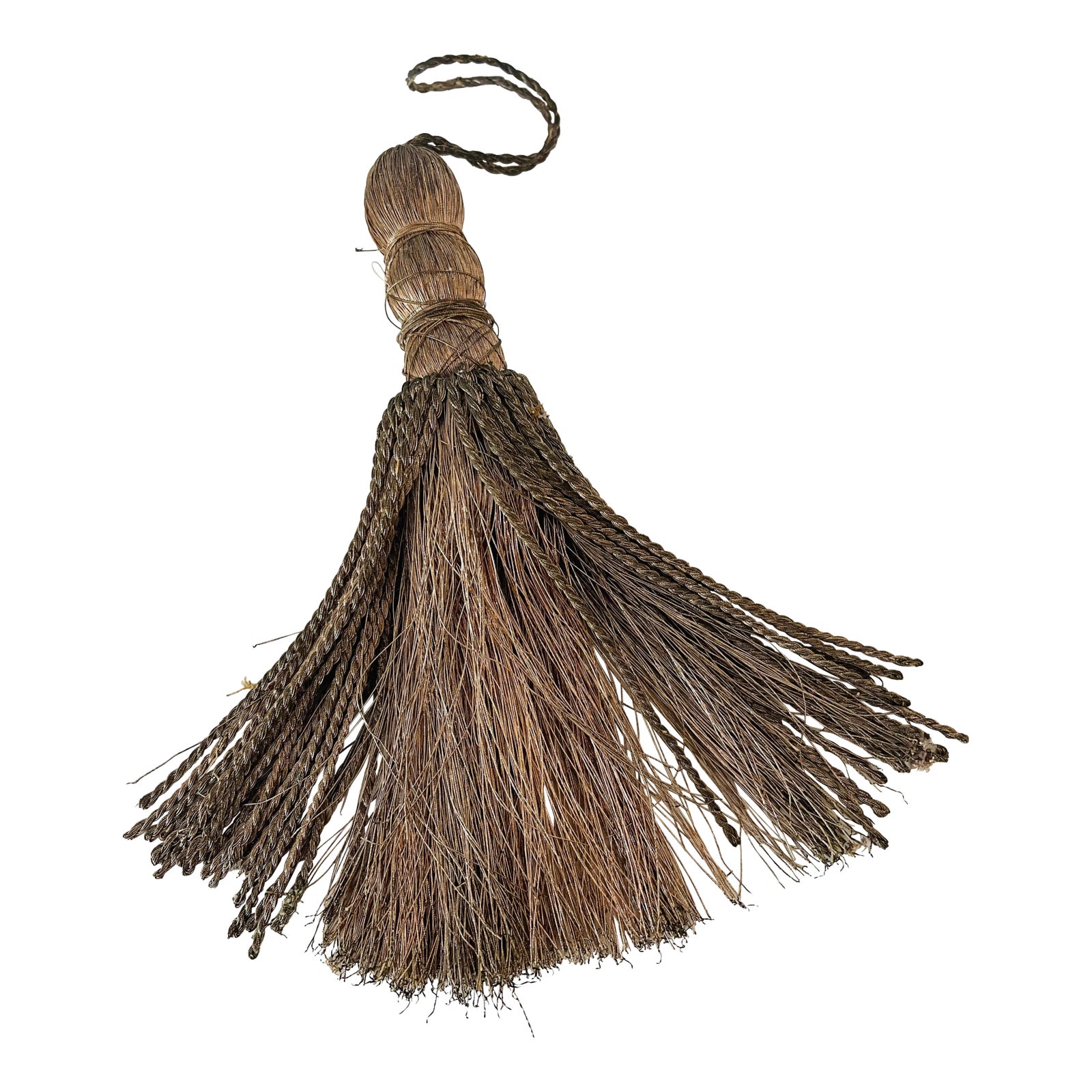 Antique Tassel Bronze Wire Threads | Chairish