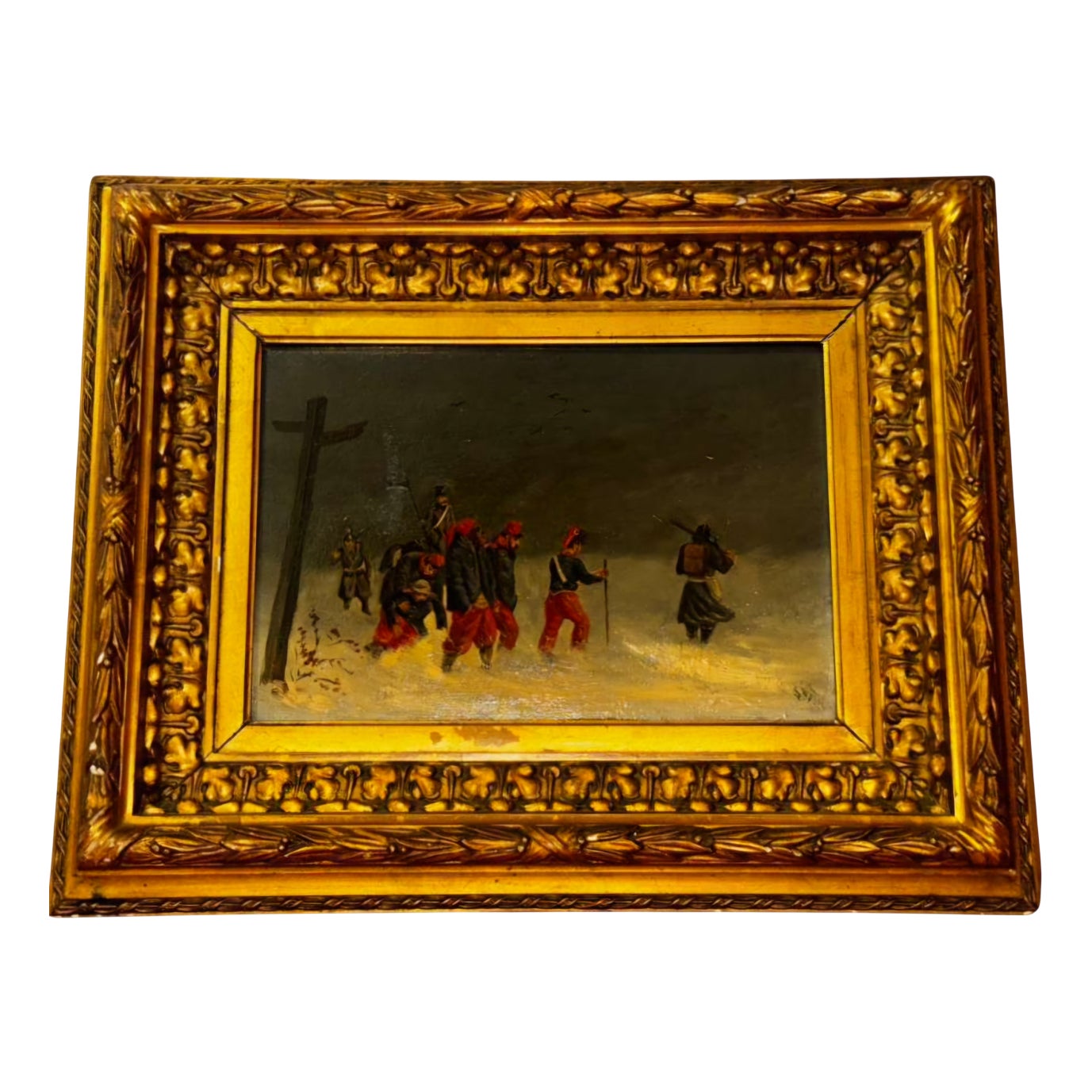 After Christian Sell the Elder, Figures, 1800s, Oil on Canvas, Framed ...