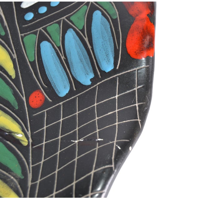 1980s Derma Italy Ceramic Wall Plate Vases | Chairish
