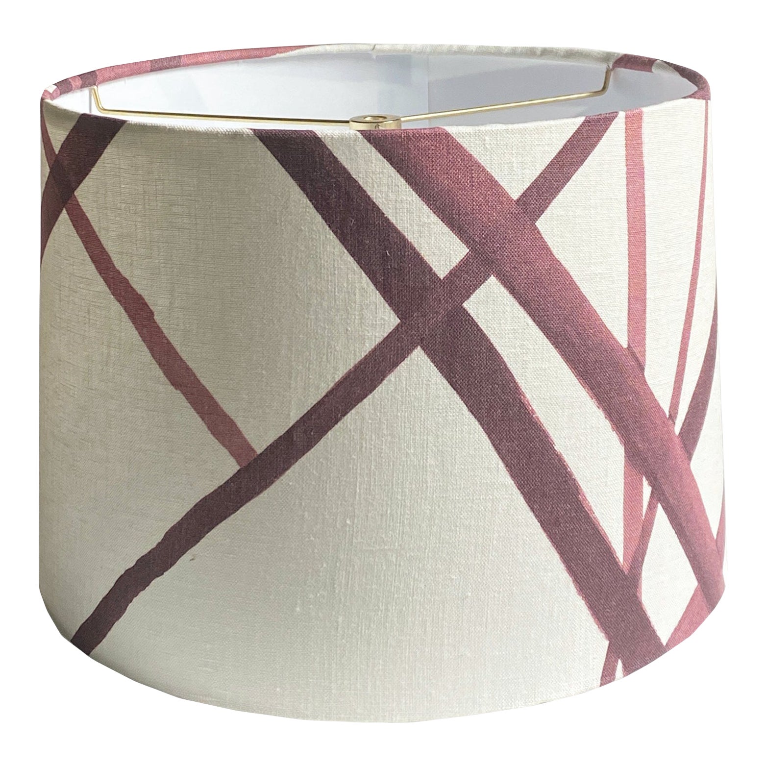 Plum Channels Drum Lamp Shade 12x10 | Chairish