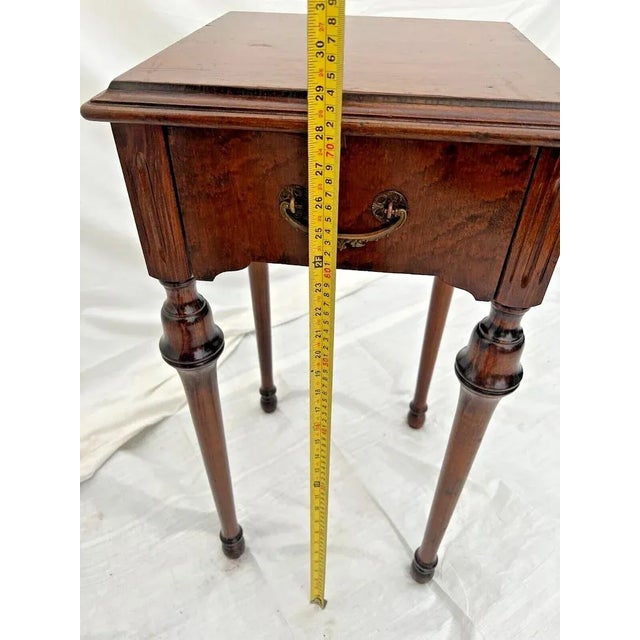 1910s Victorian Table Bust Stand Jardiniere Dovetail Drawer carved Legs ...