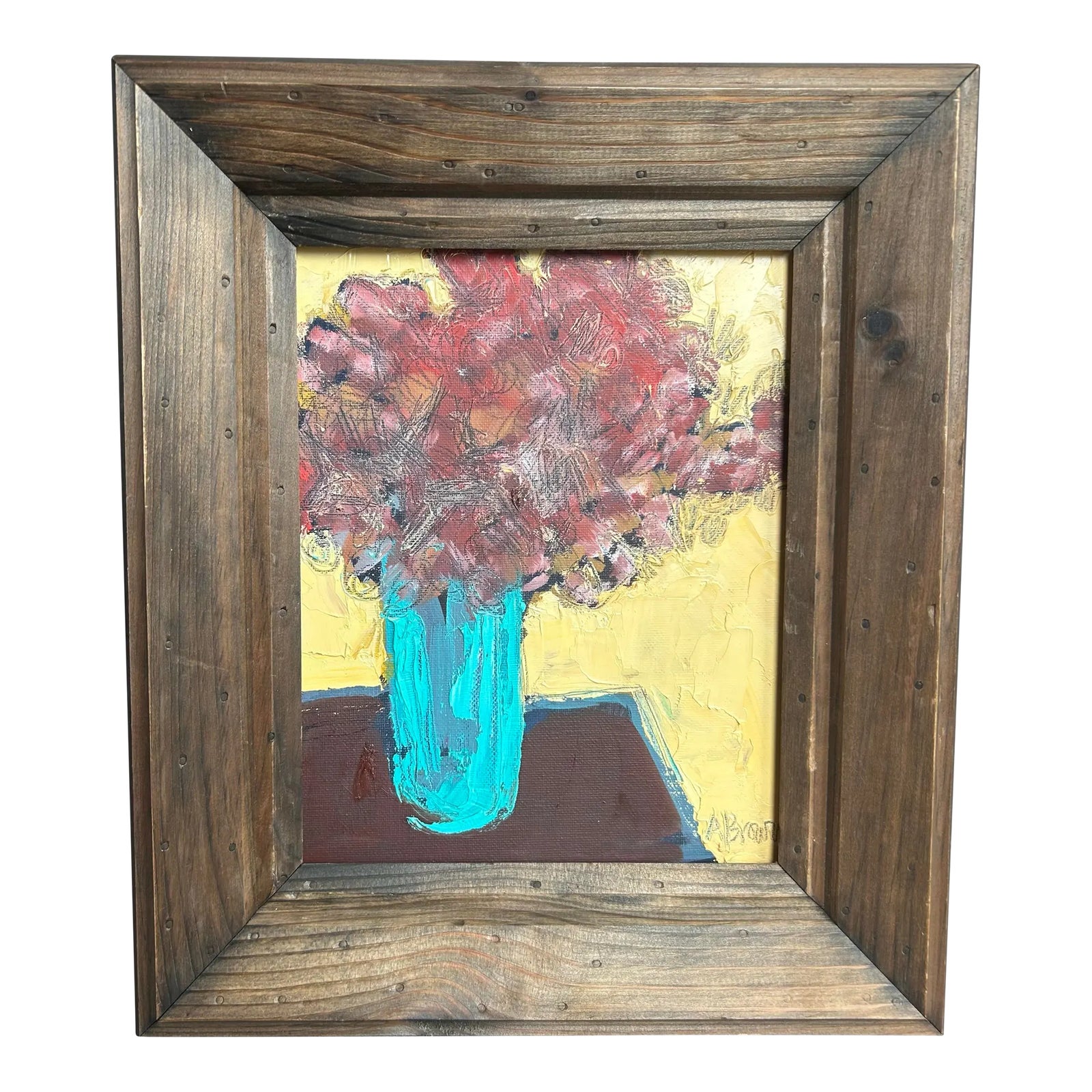 Contemporary Original Alexandra Brown Pop Still Life Floral Painting ...