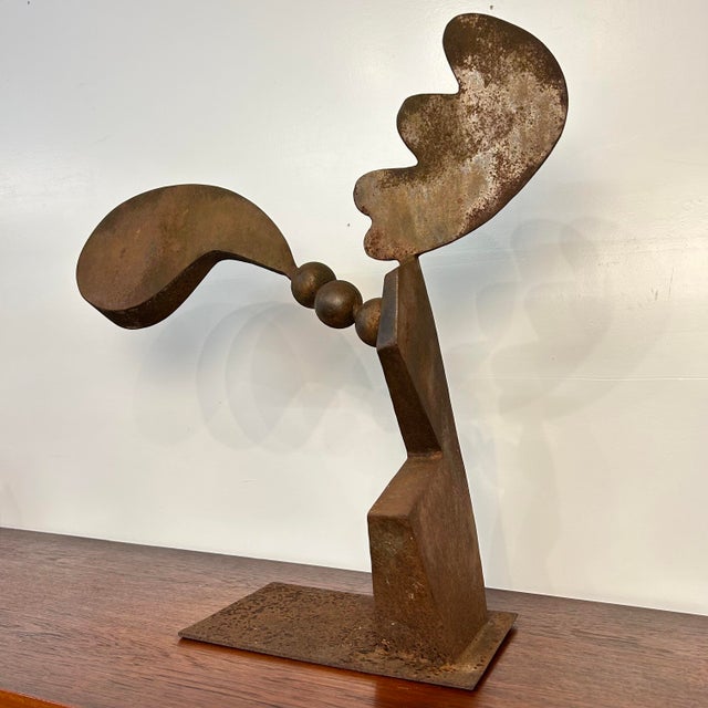 Charlie Hewitt Metal Sculpture Indoor Outdoor Garden Abstract | Chairish