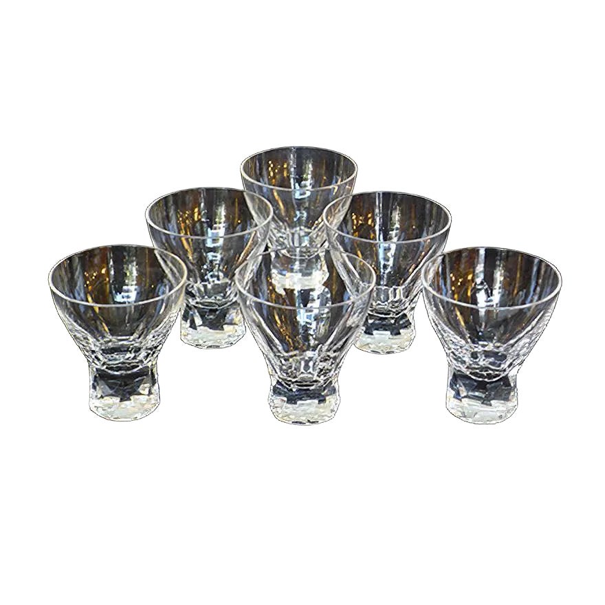 Prisma Drinking Glasses in Lead Crystal by Wilhelm Wagenfeld for Peill ...