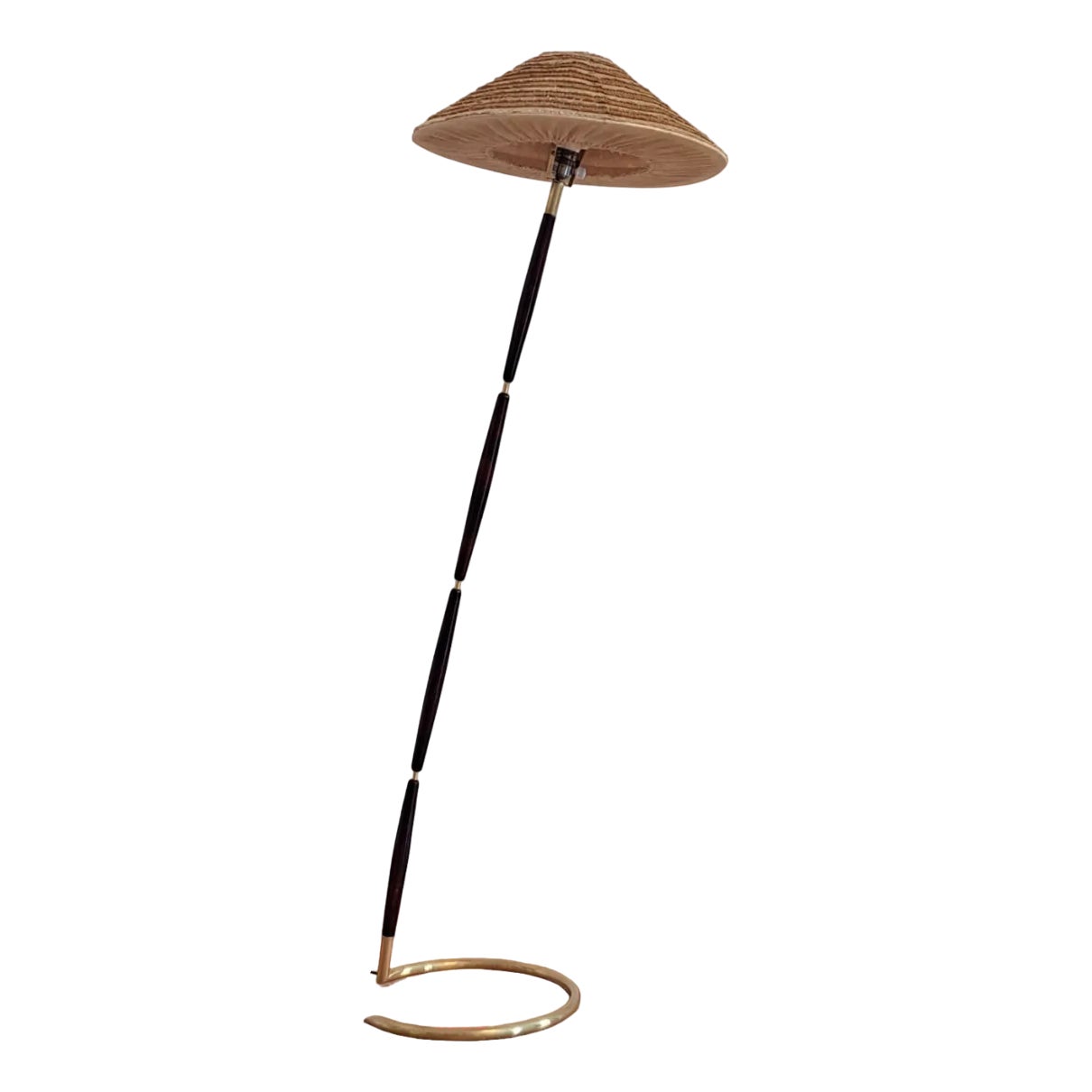 Mid-Century Modern Sumatra Floor Lamp in the style of Rupert Nikoll ...