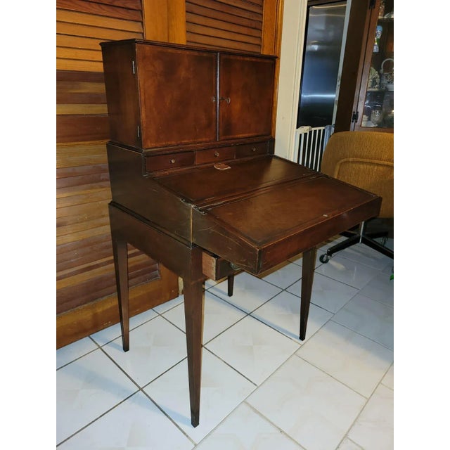 Early 20th Century Henry Ford Edison Institute Mahogany Campaign Desk ...