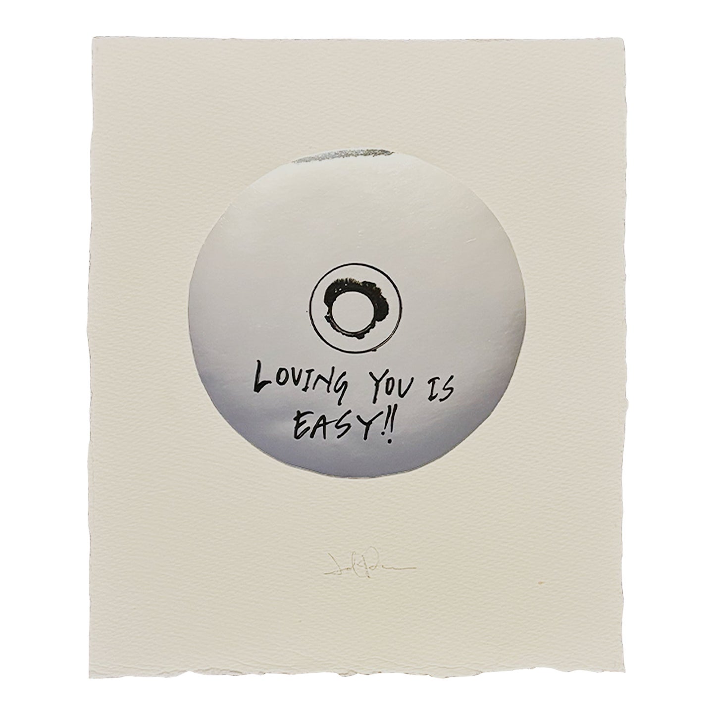 "Loving You Is Easy Cd" Original Artwork by Jake Poser | Chairish