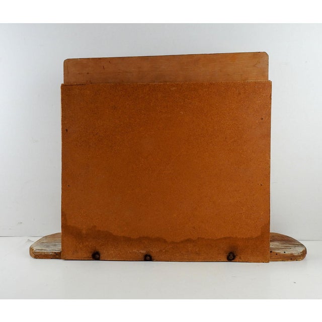Vintage Hand Carved Wood Standing Frame | Chairish