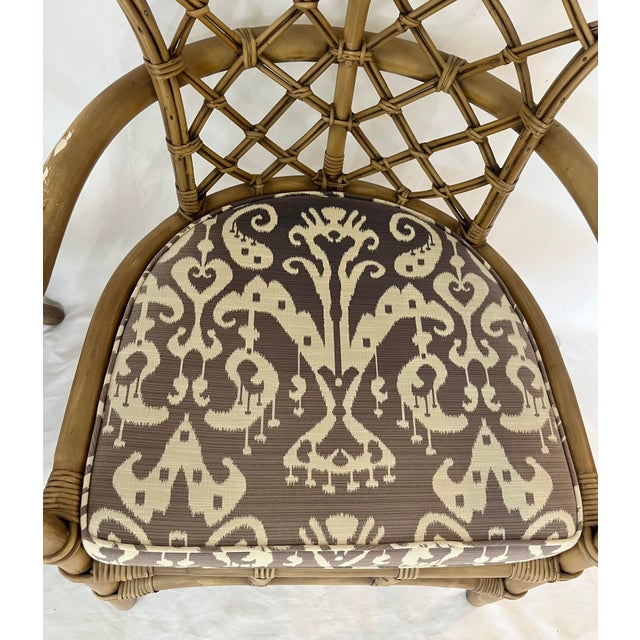 Vintage Ficks Reed Fan Back Peacock Rattan Chairs- a Pair | Chairish