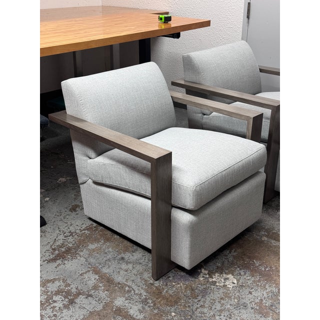 Vanguard Troy Club Chairs by Thom Filicia, a Pair | Chairish