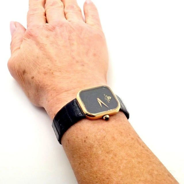 Baume & Mercier 18k Yellow Gold Manual Wind Watch 38304 | Chairish