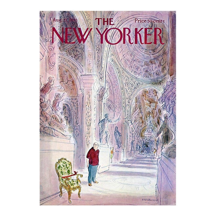 1971, Vintage New Yorker Cover, August 21 (James Stevenson), Original ...
