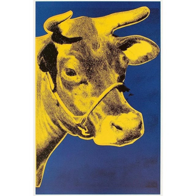 1989 Andy Warhol "Cow" 1971, Pop Art Lithograph | Chairish