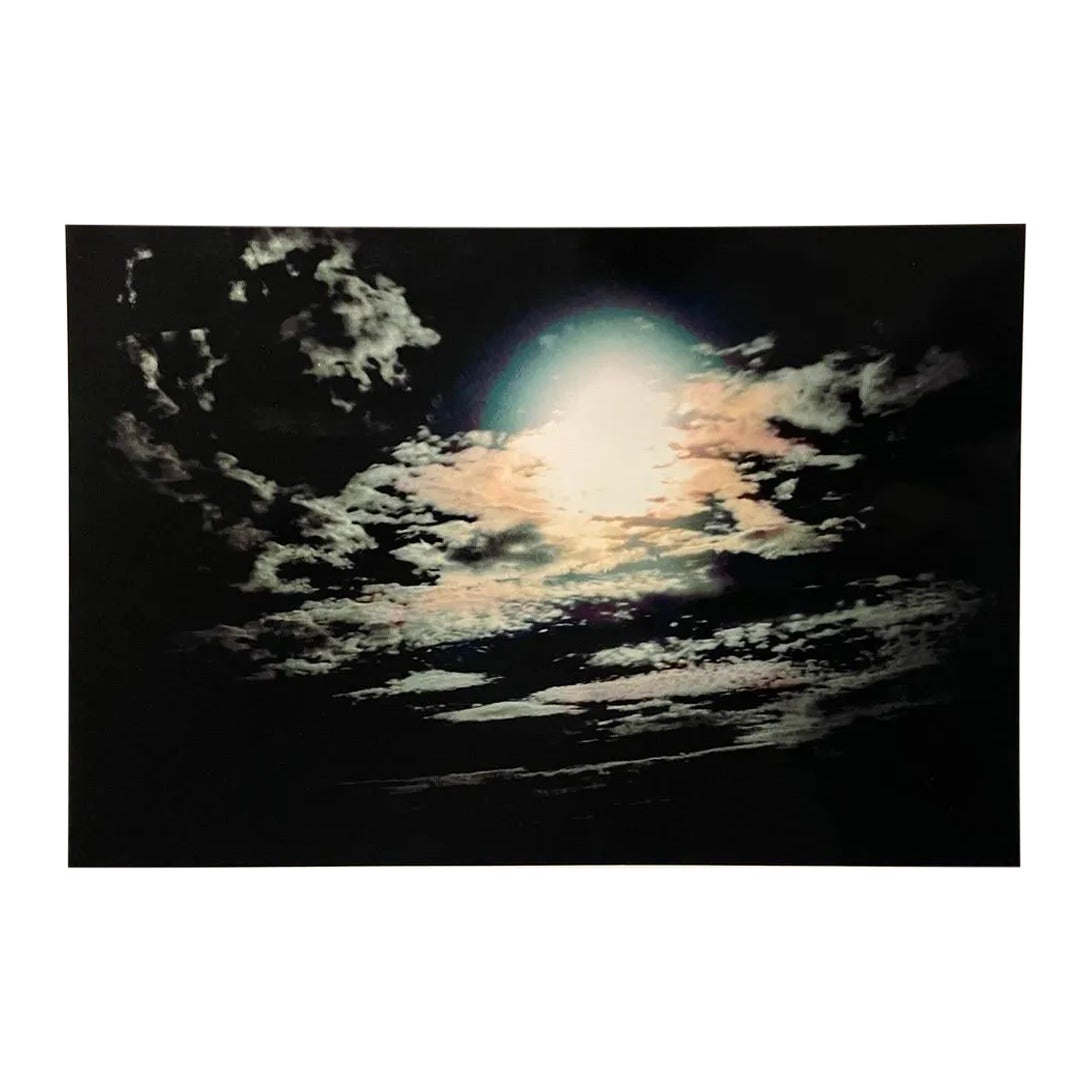 "Moon Shine" Contemporary Landscape Color Photograph From the Estate of ...
