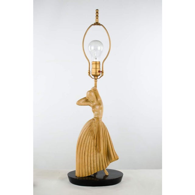 Modernistic Female Sculpture Table Lamps - a Pair | Chairish