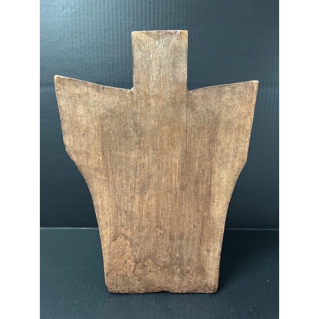 Carved Solid Wooden Female Torso Sculpture Late 20th Century | Chairish