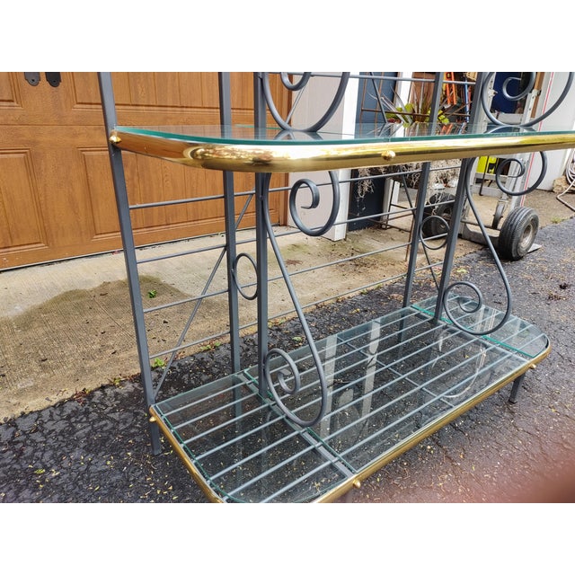 1980s Vintage Baker's Rack | Chairish