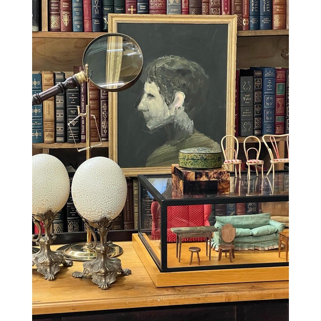 Modern Contemporary Abstract Male Side Profile Portrait Painting ...