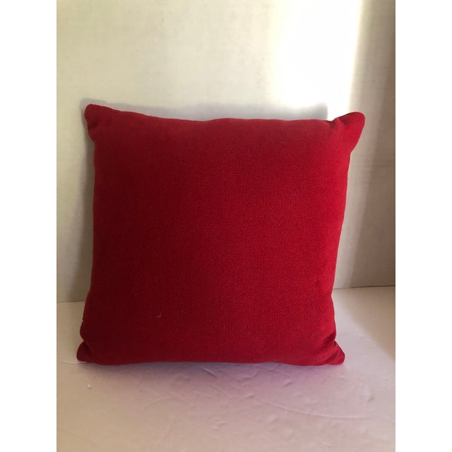 Vintage Red Coral Small Throw Pillow | Chairish
