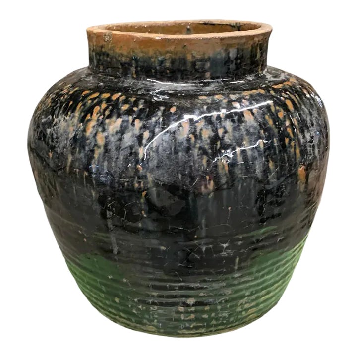 Vintage Shanxi Glazed Pottery | Chairish