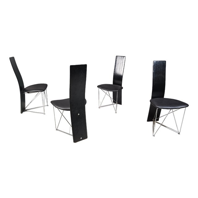 Vintage Concorde Dining Chairs with Leather Seats by Torstein Flatøy ...