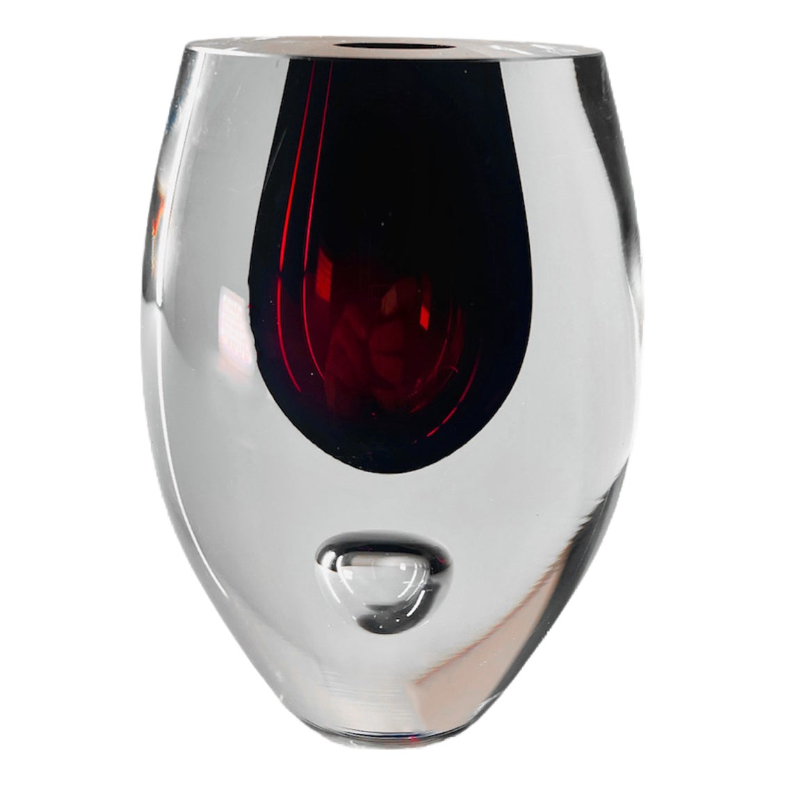 Czech Glass Vase by Jeronim Tišljar for Beránek, 1990s | Chairish
