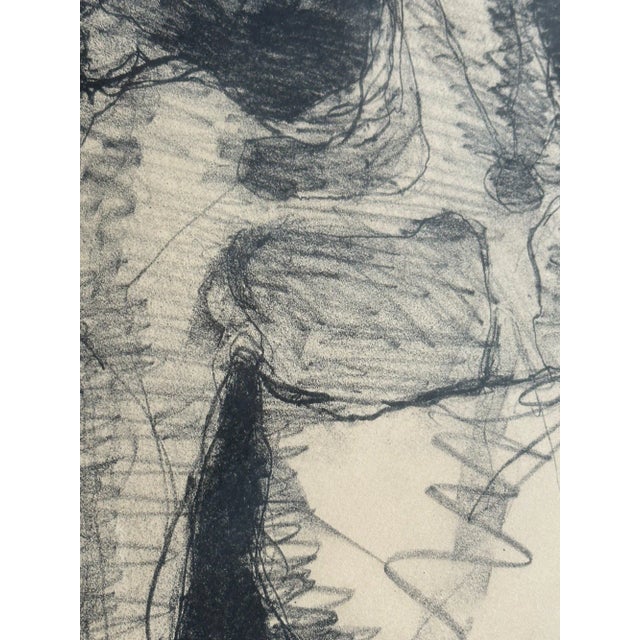 1973 Charcoal Drawing Signed | Chairish