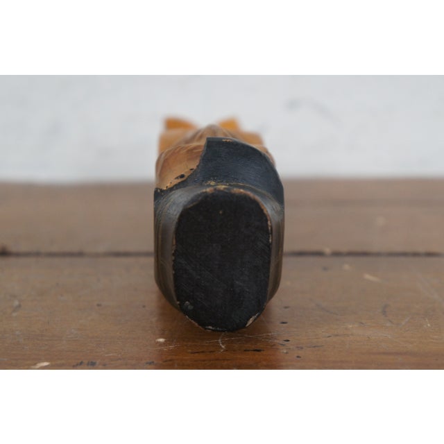 Antique Erik Molin Swiss Carved Birch Old Man Nutcracker Figurine With ...