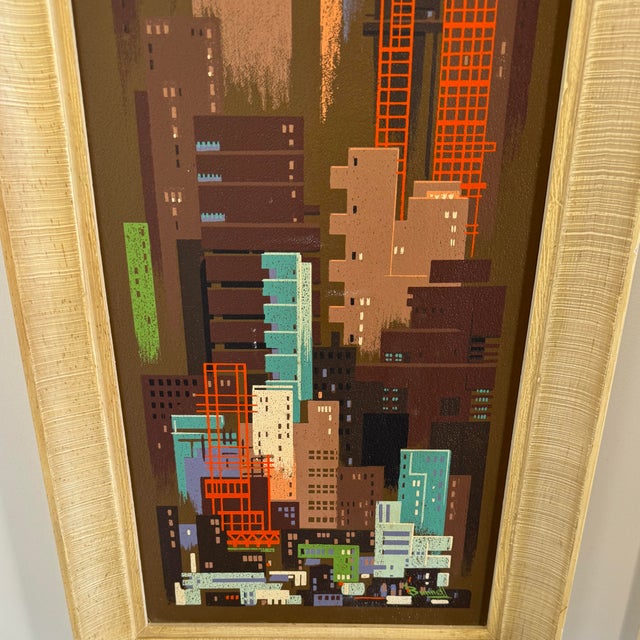 Pair of Charles Ragland Gunnel Cityscape Prints | Chairish