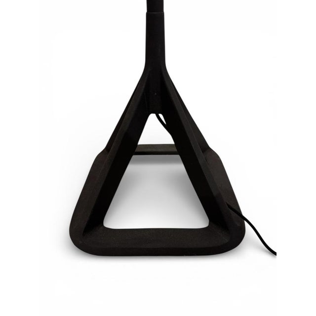 Vintage Base Floor Lamp with Pyramid Stem and Brass Shade by Tom Dixon ...