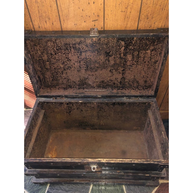 Late 19th Century Antique Stagecoach Strong Box | Chairish