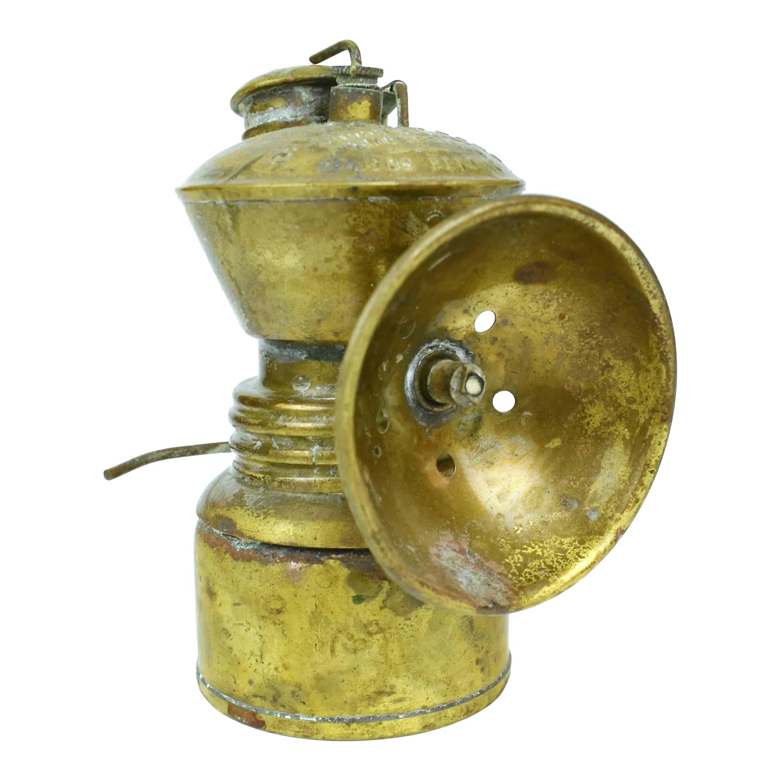 Antique the Baldwin Lamp John Simmons Co Usa Miners Carbide Lamp With ...