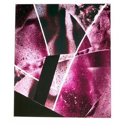 Fuschia Abstract, Steve Conley Serigraph, Signed in Pencil | Chairish
