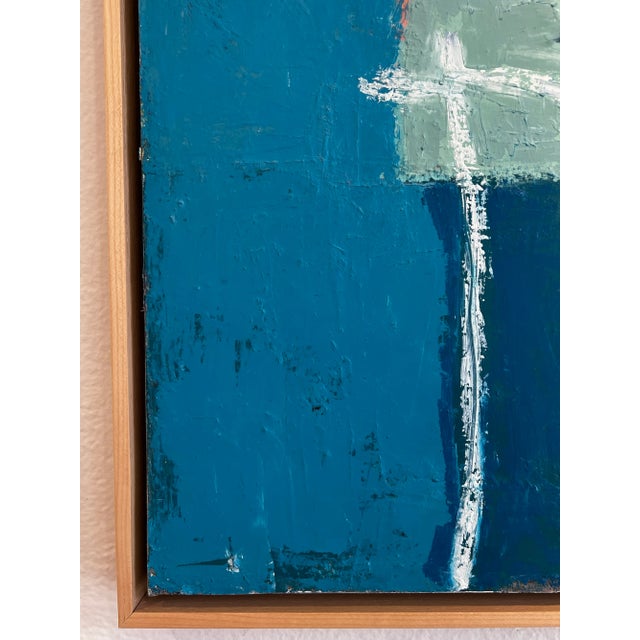 "Trois Violettes" Framed Original Contemporary Oil Painting by Janice ...