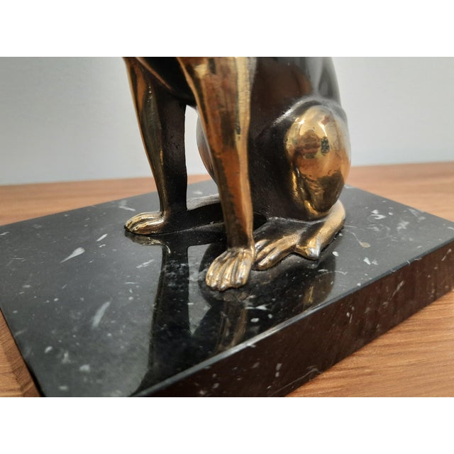 1930s Art Deco Figural Bookends Doberman Dogs by Jamar - a Pair | Chairish
