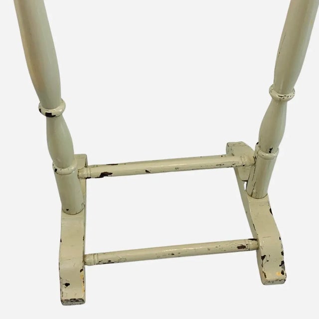 Antique English Victorian Gentleman’s Valet Butler Rack With Hat Holder ...