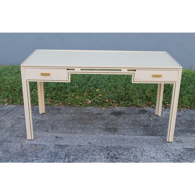 1980s Vintage Writing Desk | Chairish